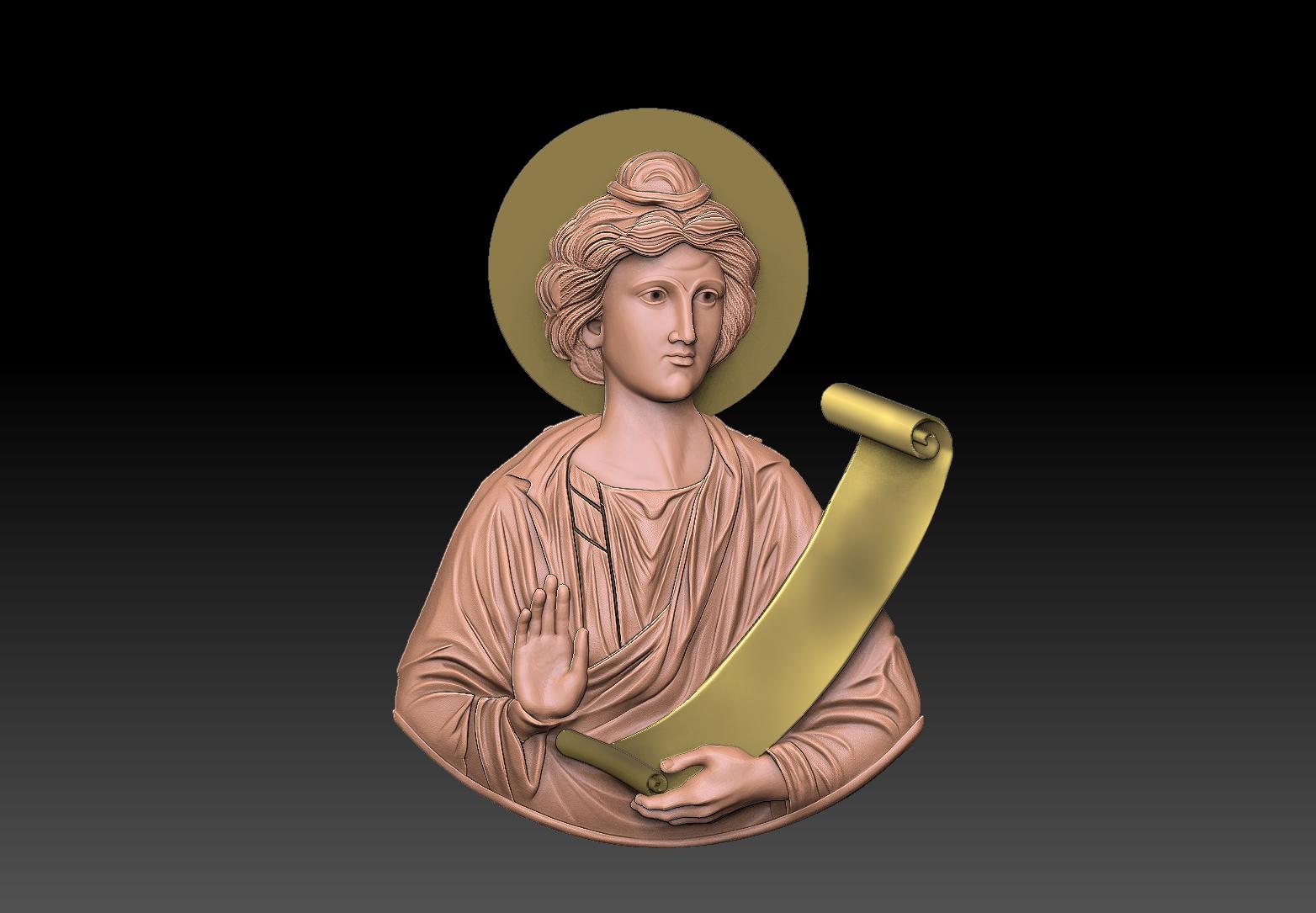The Four Major Prophets – STL Relief Icons | Isaiah, Jeremiah, Ezekiel ...