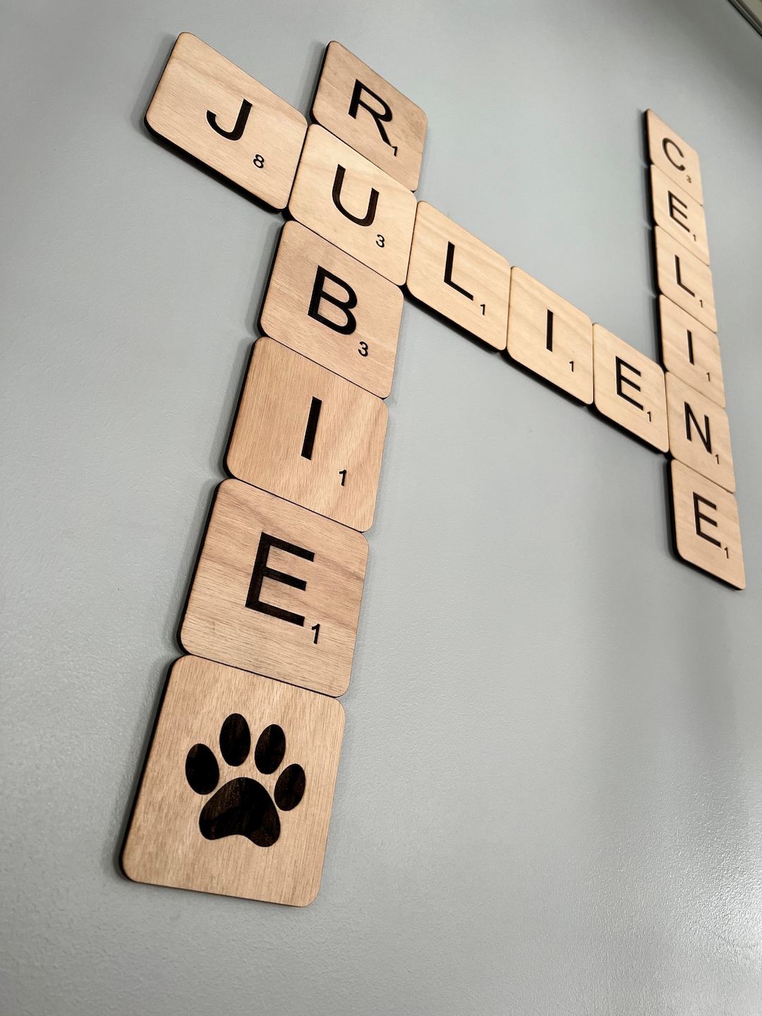 Lettre scrabble/ lettre / lettre XXL/ lettre bois / lettre scrabble ...