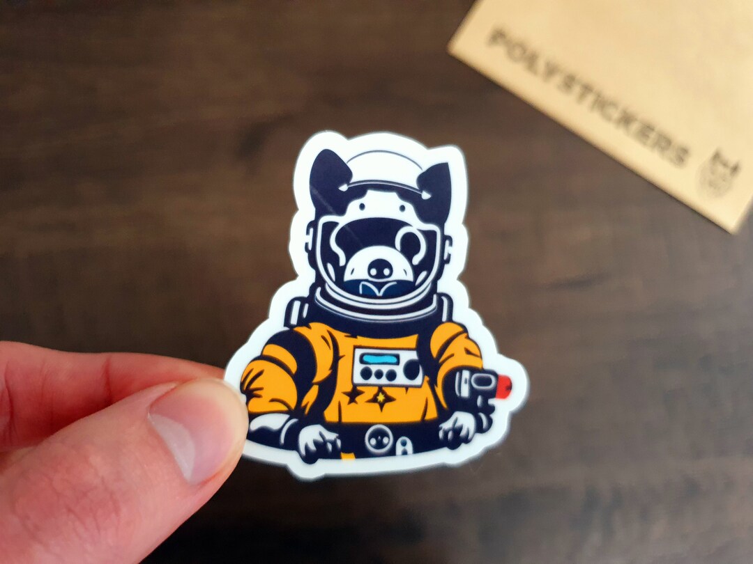 Space Dog Sticker | Space Sticker | Astronaut Sticker | Puppy Sticker ...