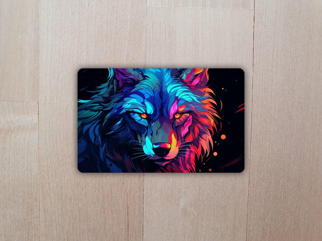 Majestic Wolf, Anime Wolf Card Skin, Predator Look Card Skin, Credit ...