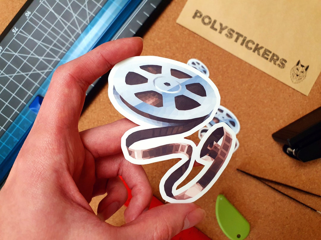 Tape Sticker Reels Sticker Tape Sticker Movie Sticker - Etsy
