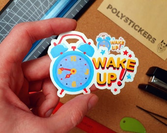 Alarm Clock Sticker - Etsy