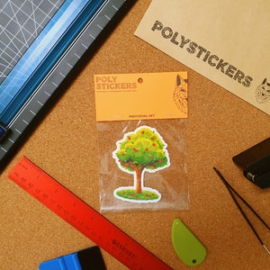 Apple Tree Sticker Apple Sticker Tree Sticker Nature - Etsy