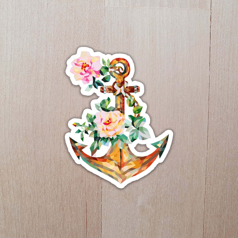 Anchor Sticker - Etsy