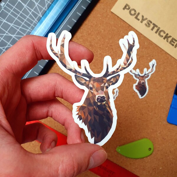 Deer Head Stamp - Etsy