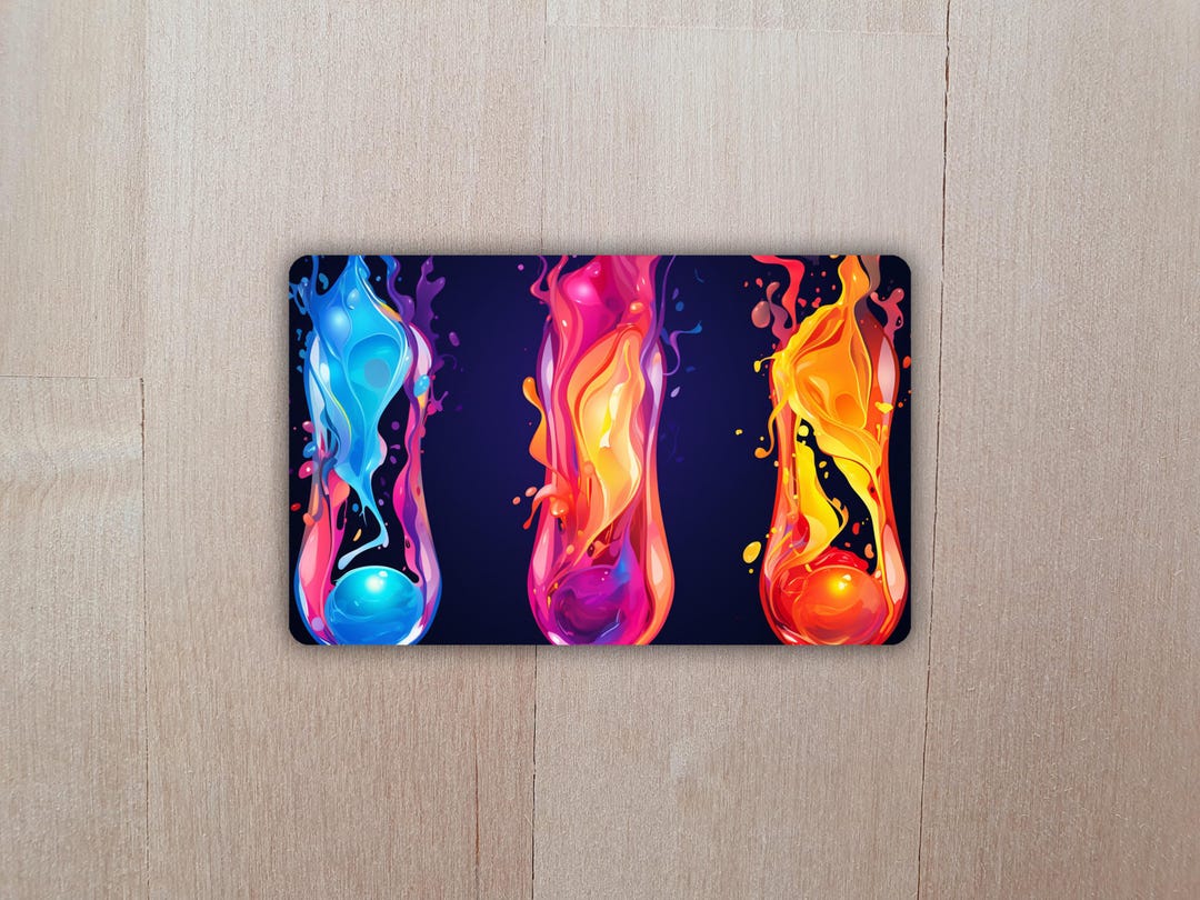 Lava Bubbles Card Skin, Lava Lamp Card Skin, Debit Card Sticker, Credit ...