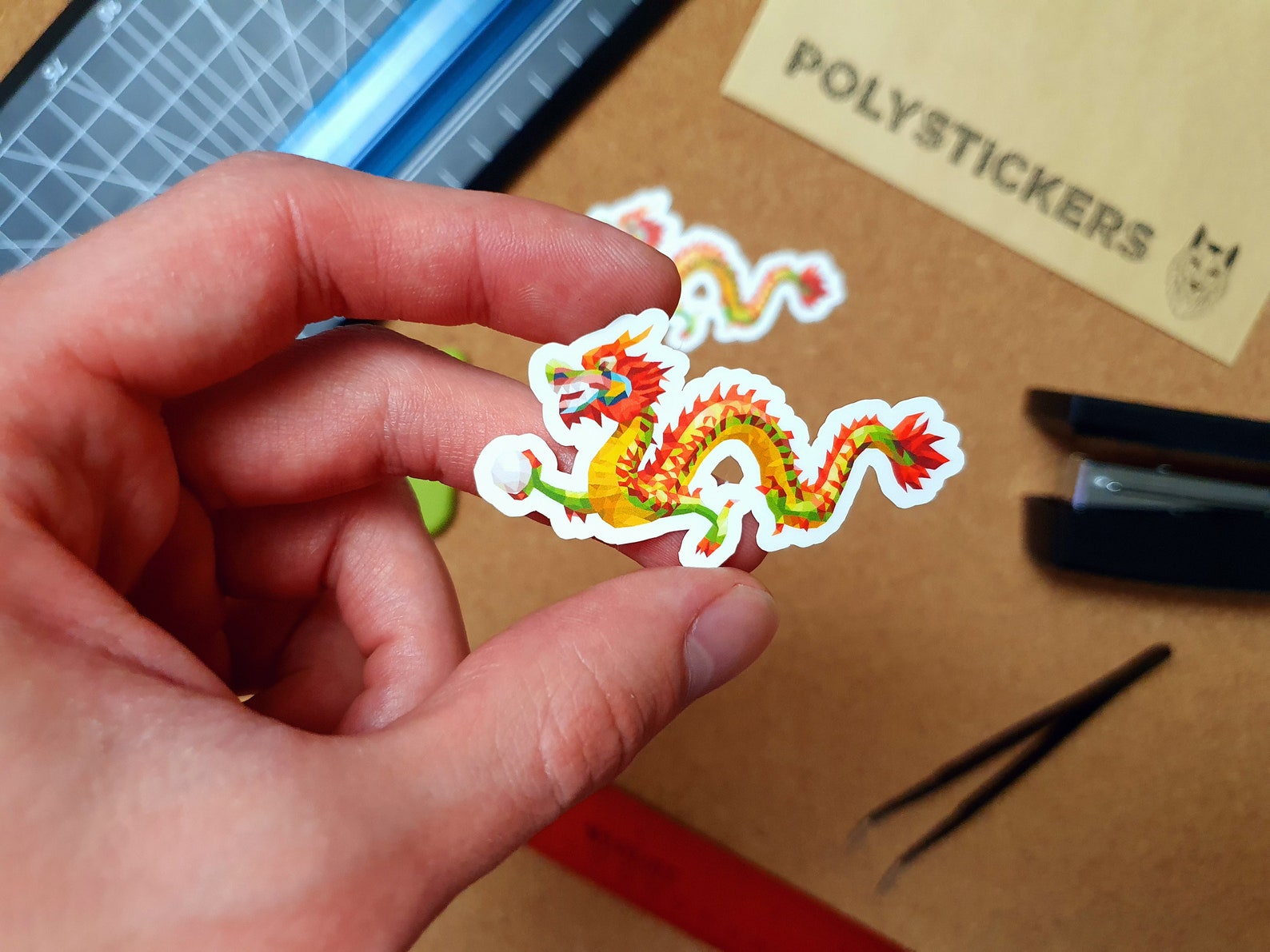 Chinese Dragon Sticker Dragon Sticker Chinese Sticker - Etsy