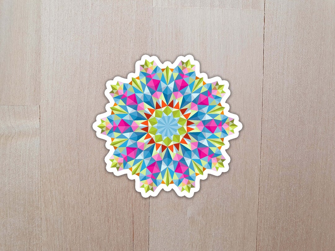 Mandala Sticker Geometric Sticker Boho Sticker Mandala Wall Decal ...
