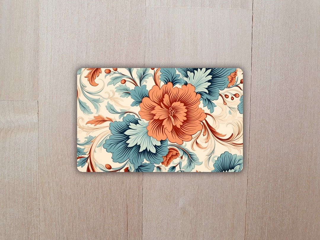 Vintage Wallpaper Pattern, Wallpaper Card Skin Cover, Credit Card Skin ...
