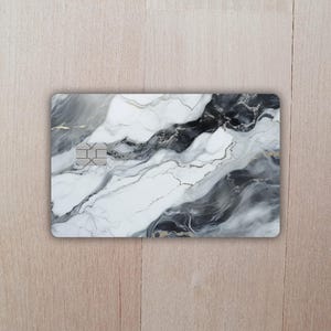 Gray Marble, Marble Card Skin, Marble Surface Card Cover, Credit Card ...