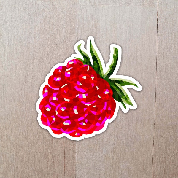 Raspberry Sticker - Etsy