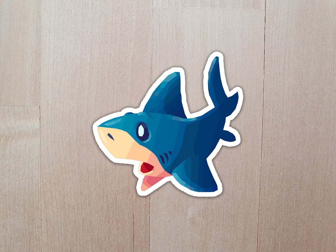 Shark Sticker | Surprised Shark | Fish Sticker | Sea Sticker | Fish ...