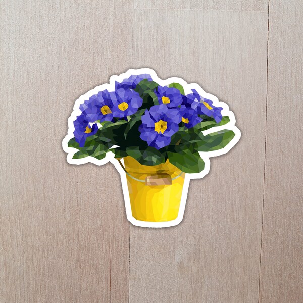 Violet Plant Sticker - Etsy