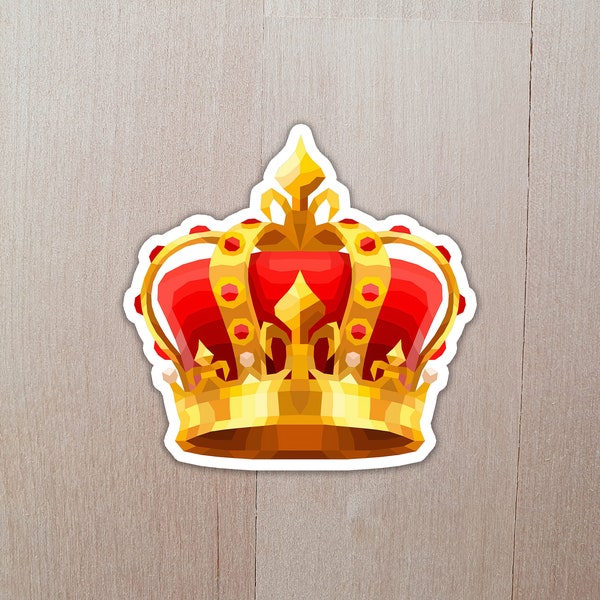 Crown Sticker - Etsy
