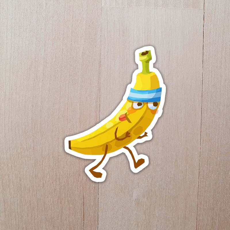 Banana Sticker - Etsy