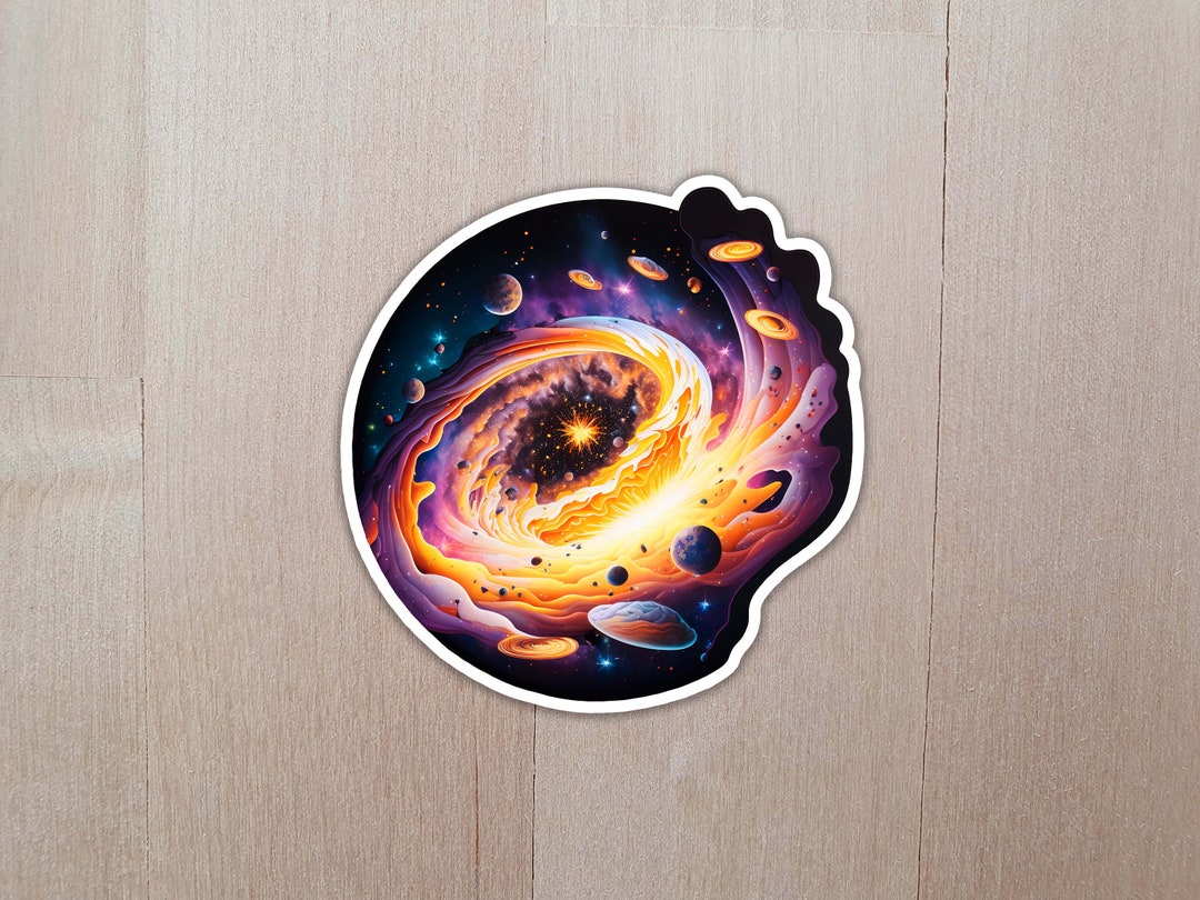 Nebula Sticker, Space Sticker, Stars Sticker, Planets Sticker, Milky ...