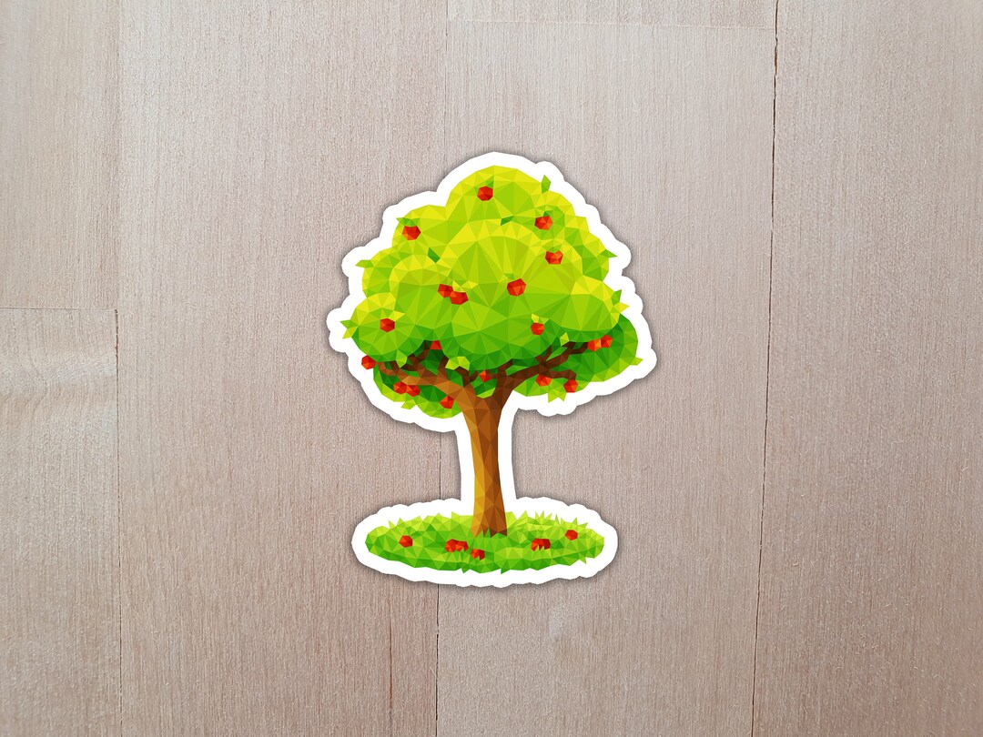 Apple Tree Sticker | Apple Sticker | Tree Sticker | Nature Sticker ...