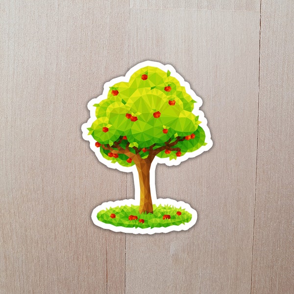 Red Apple Tree - Etsy