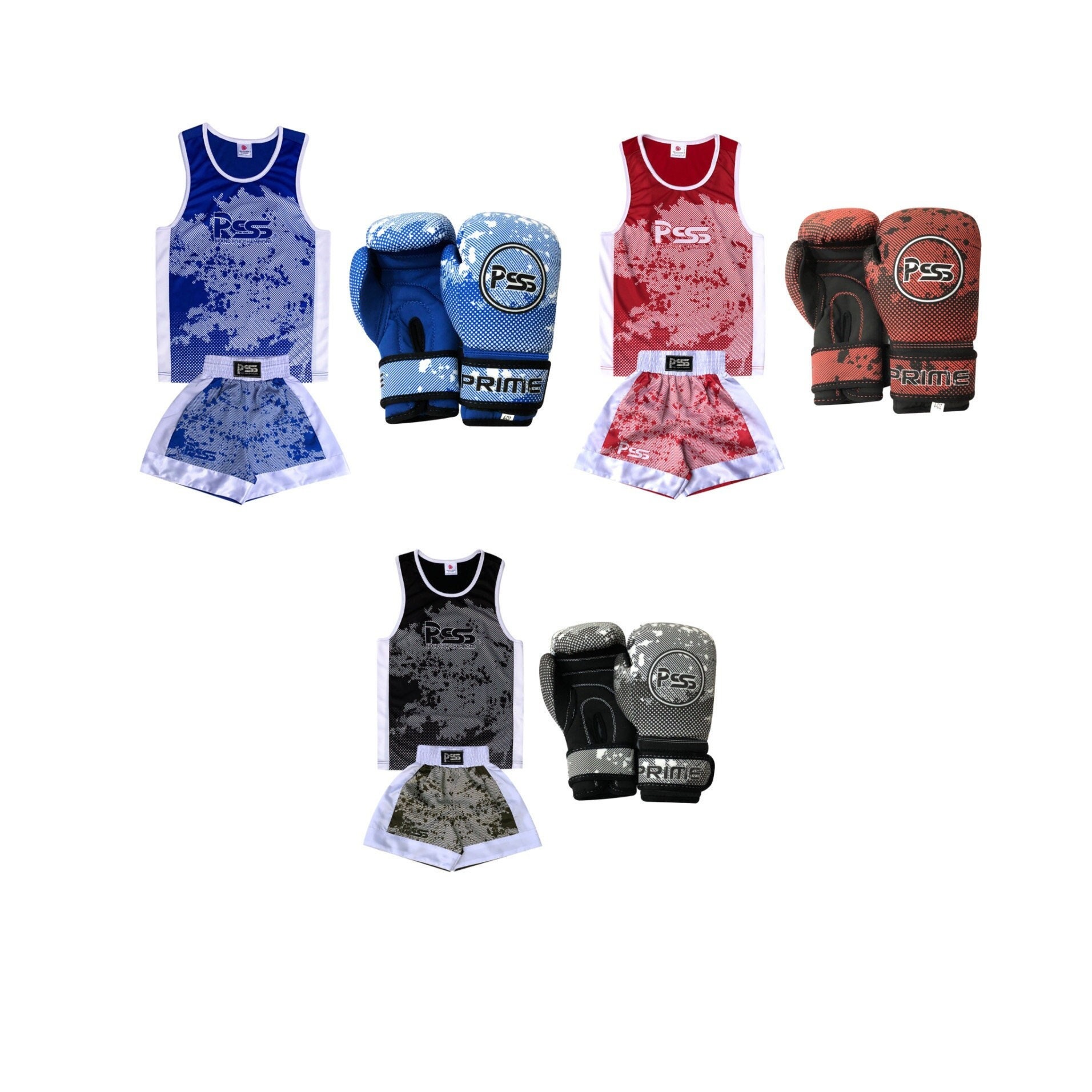 PSS Kids Boxing Uniform Set of 2 Pieces Sublimation Design Student ...