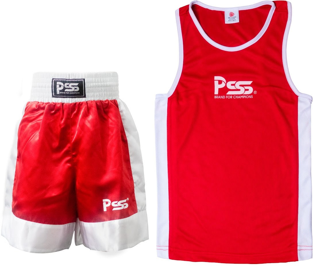PSS Kids Boxing Set/boxing Uniform and Gloves Wrist - Etsy