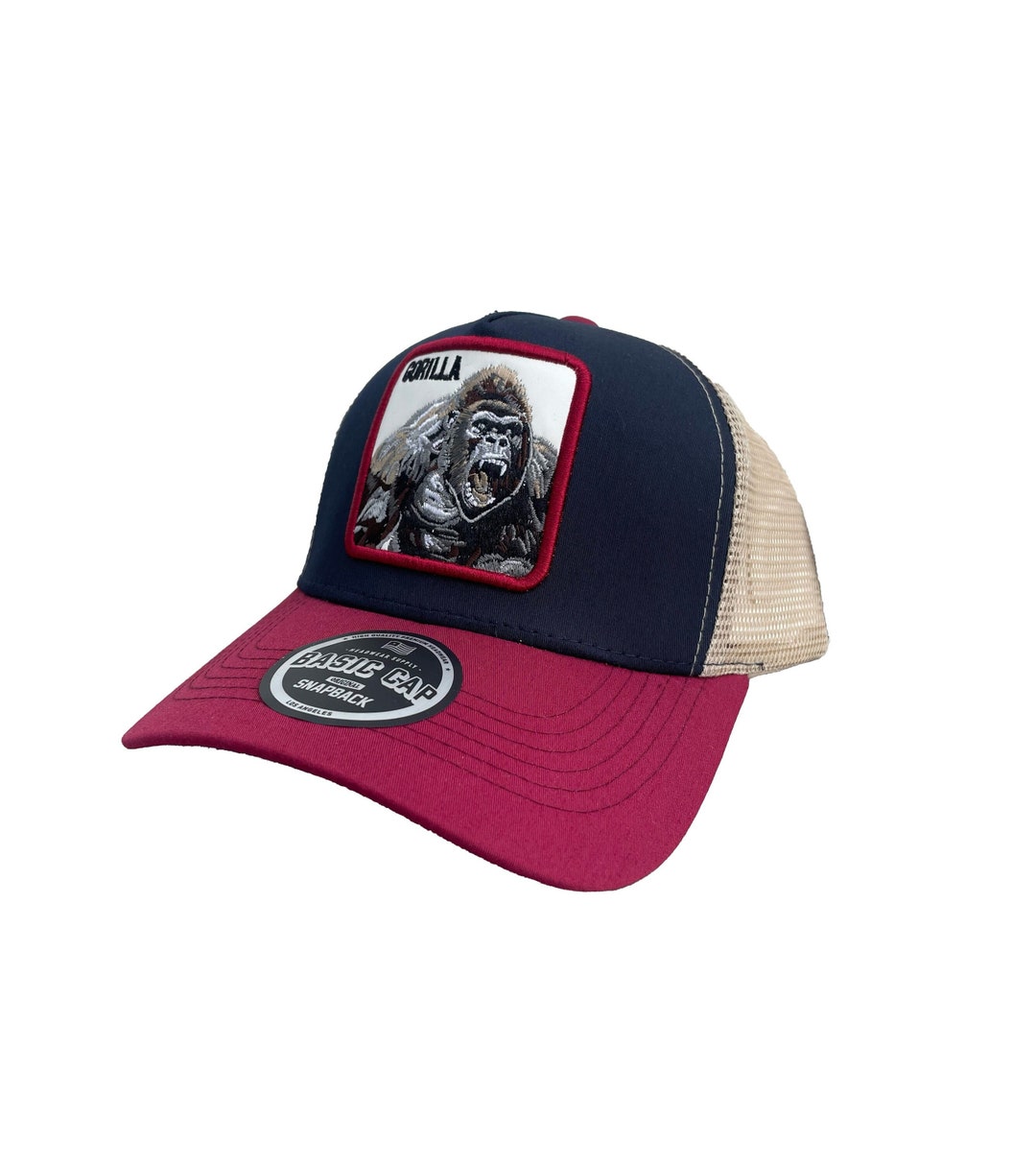 Gorilla GOORIN BROS CAP Style Monkey 5 Panel Hat Animal Trucker Hat ...