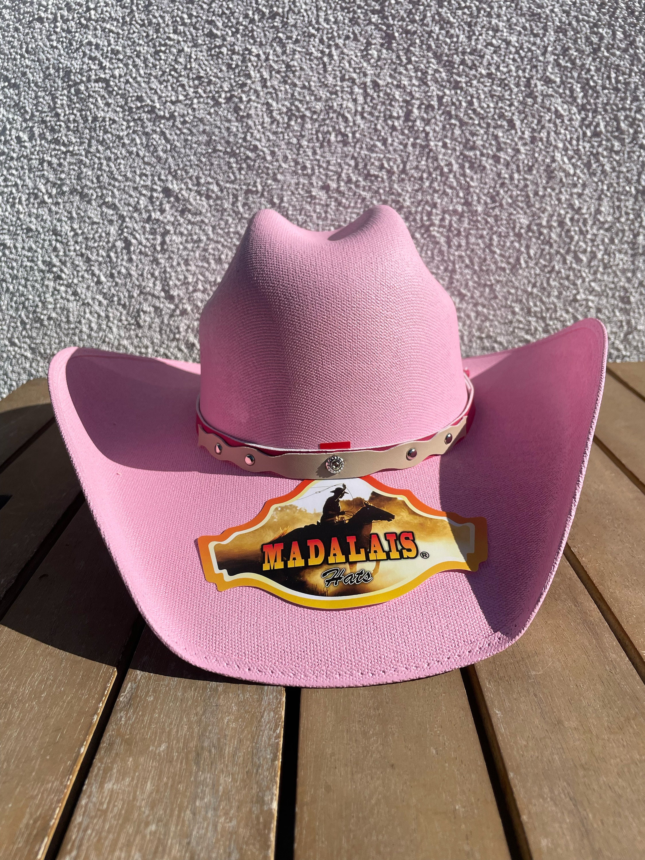 Pink Cowboy Hat for Girls Cowboy Hat Women Straw Hat Wool Felt Cowboy ...