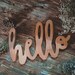 Wood Letters, Wedding Favors, Hello Wooden Letters, Hello Wood Sign ...