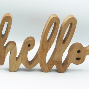 Wood Letters, Wedding Favors, Hello Wooden Letters, Hello Wood Sign ...
