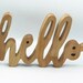 Wood Letters, Wedding Favors, Hello Wooden Letters, Hello Wood Sign ...