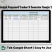 Editable Monthly Calendar Google Sheets, 2025 Calendar Template, 2025 ...