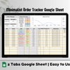 Editable Monthly Calendar Google Sheets, 2025 Calendar Template, 2025 ...