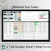 2025 Editable Monthly Calendar Google Sheets, Calendar Template, 2025 ...
