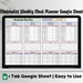 Editable Monthly Calendar Google Sheets, 2025 Calendar Template, 2025 ...