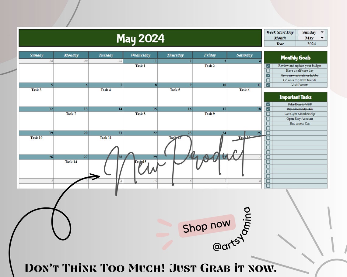 Task Tracker Google Sheets, Task Tracker Spreadsheet, to Do List, Task ...
