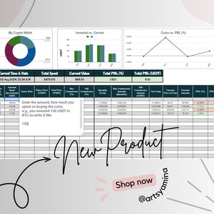 2024 Crypto Excel Template, Investment Tracking, Portfolio Tracking, Crypto Tracking ...