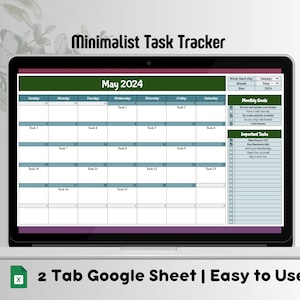 Task Tracker Google Sheets, Task Tracker Spreadsheet, to Do List, Task ...
