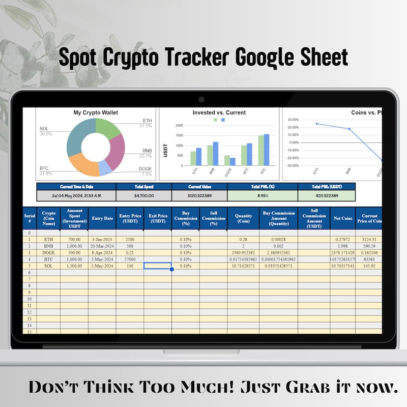 Bitcoin Excel Tracker - Etsy