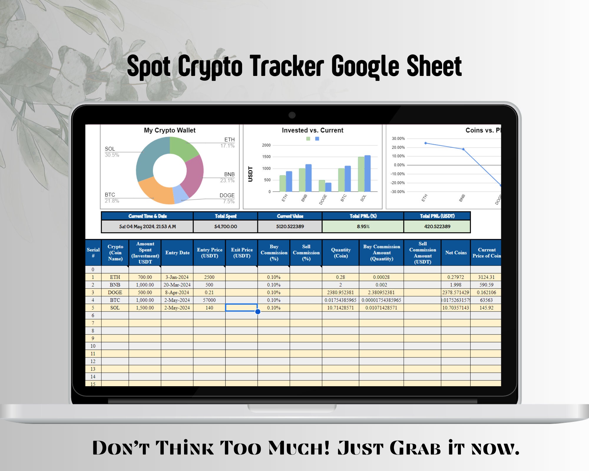 2024 Crypto Excel Template, Investment Tracking, Portfolio Tracking ... 2024 Crypto Excel Template, Investment Tracking, Portfolio Tracking ...