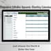 2025 Editable Monthly Calendar Google Sheets, Calendar Template, 2025 ...