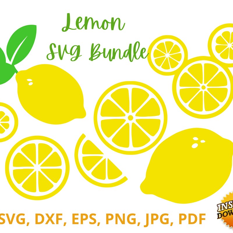 Lemon Svg - Etsy