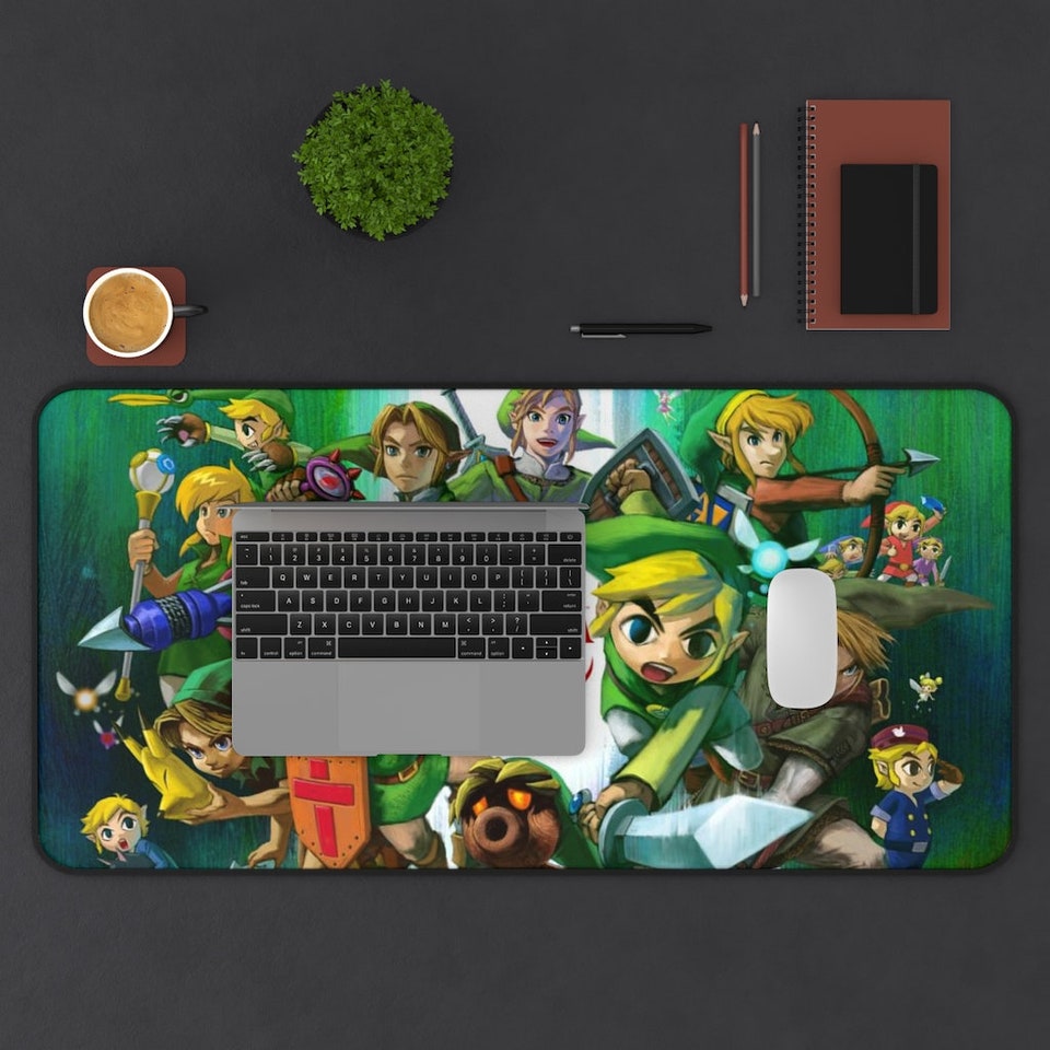 The Legend Of Zelda Mouse Pad Desk Mat All Series Breath Of The Wild ...