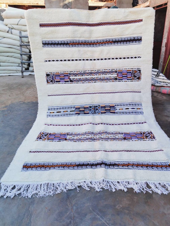 Berber Carpet Béni Ouarain and Hanbel Beni Ourain Berber Rug - Etsy