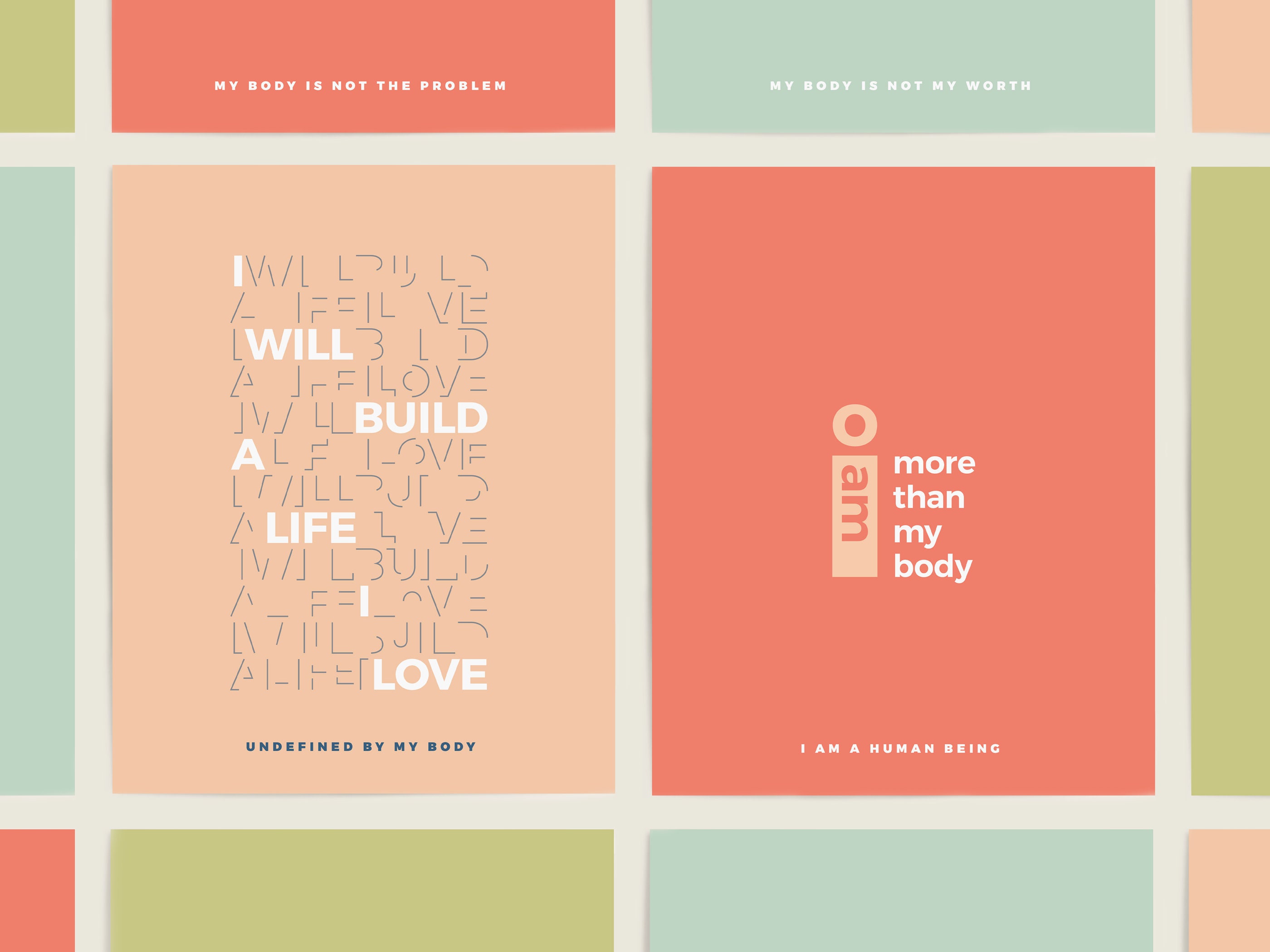 Printable Eating Disorder Recovery Affirmation Cards, Disordered Eating ...