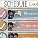 Classroom Schedule Cards Boho Rainbow Classroom Decor - Etsy