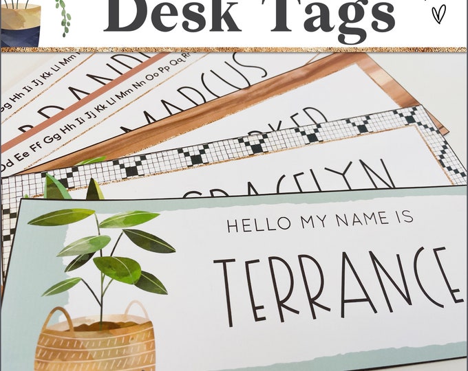 Printable Classroom Borders | Modern Boho Bulletin Board Borders for ...