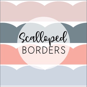 Printable Classroom Borders | Boho Rainbow Bulletin Board Borders ...