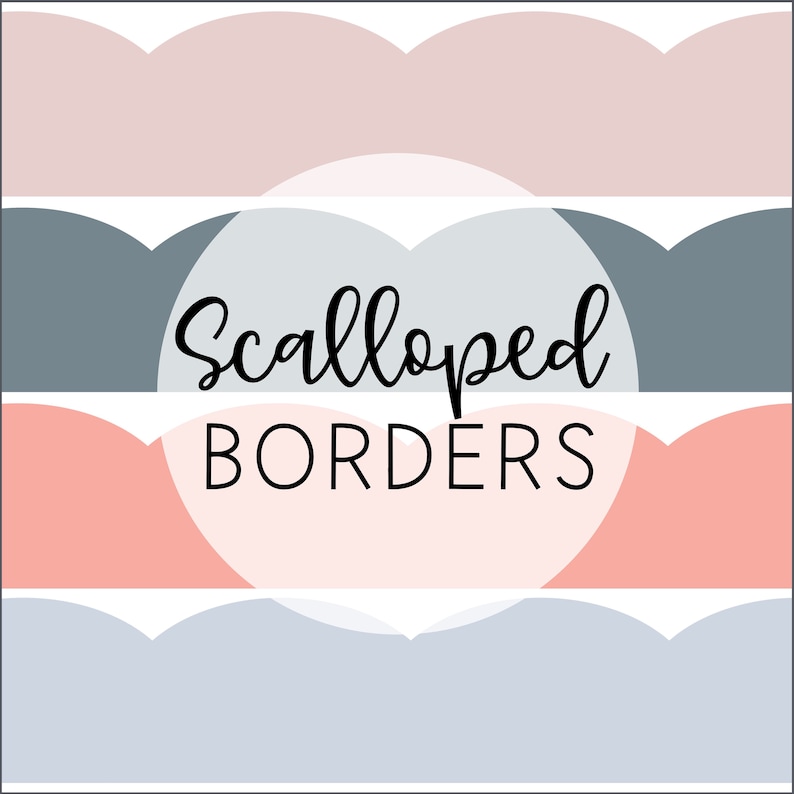 Printable Classroom Borders Boho Rainbow Bulletin Board - Etsy