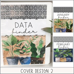 Binder Covers and Spines | Boho Plants Classroom Decor | Editable ...