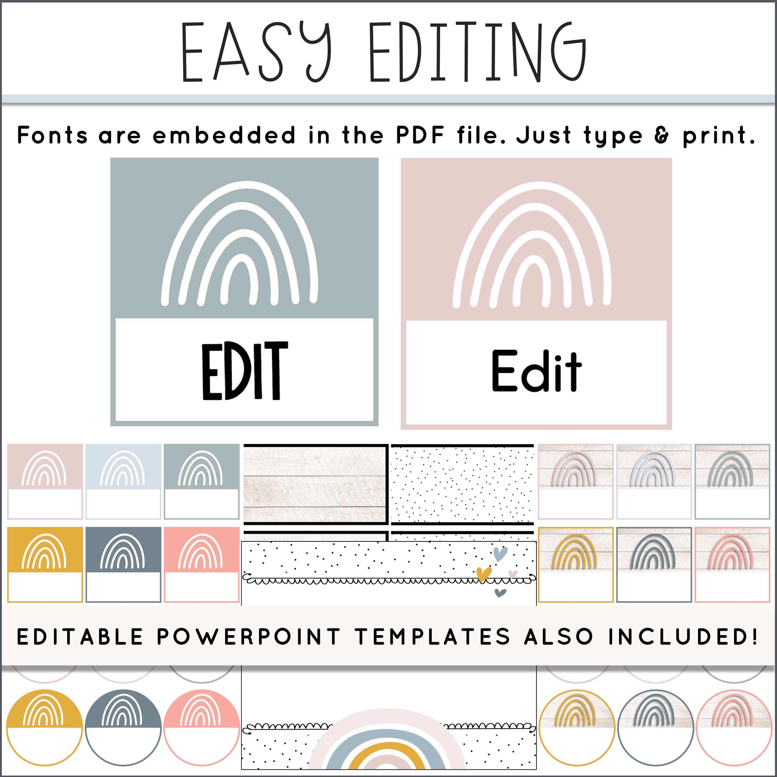 Affirmation Station | Boho Rainbow Classroom Decor | Affirmation Mirror ...