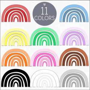 Color Posters for Boho Rainbow Classroom Decor Theme | Editable ...